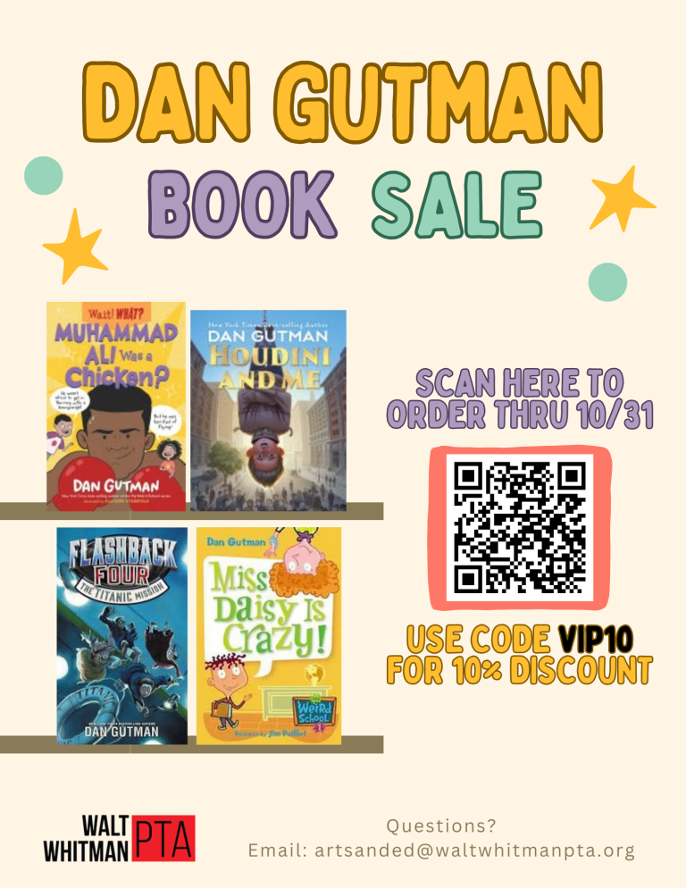 Dan Gutman Books! – Walt Whitman PTA